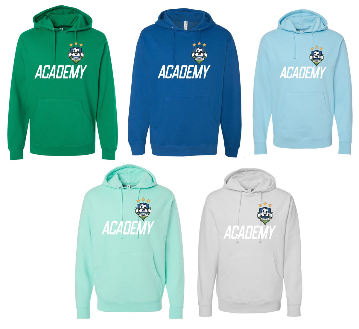 CWS SOCCER HOODIE ACADEMY LOGO – Apple & Vine Co.