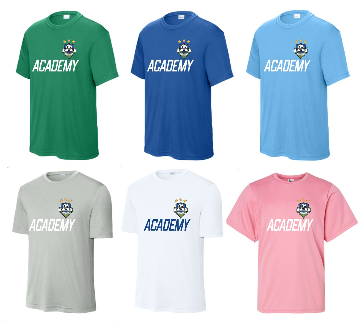 CWS SOCCER SPORT-TEK TEE ACADEMY LOGO – Apple & Vine Co.