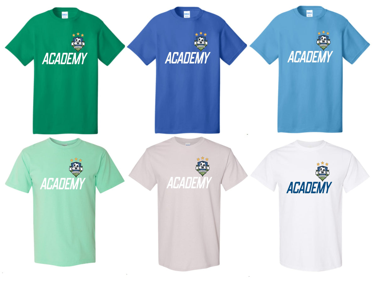 CWS SOCCER COTTON TEE ACADEMY LOGO – Apple & Vine Co.