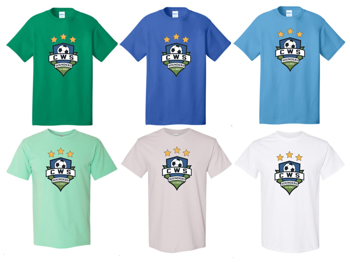 CWS SOCCER COTTON TEE LARGE CREST LOGO – Apple & Vine Co.