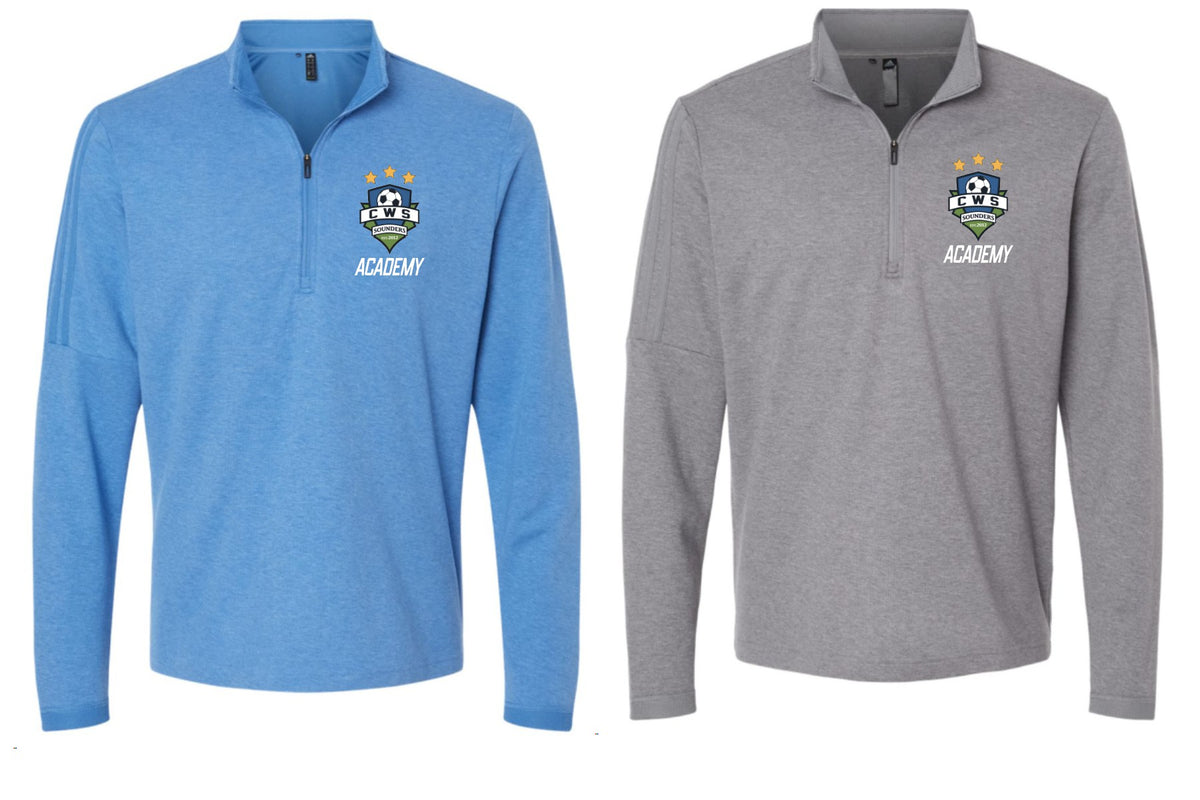 CWS SOCCER Adidas - 3-Stripes Quarter-Zip Sweater - A554 – Apple & Vine Co.