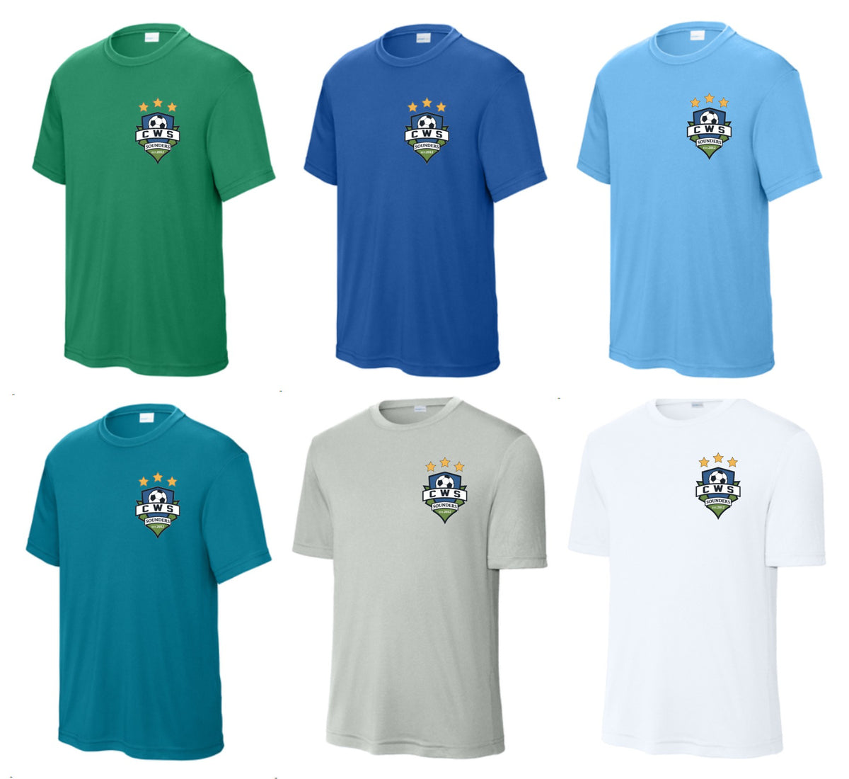 CWS SOCCER COTTON TEE SMALL CREST LOGO – Apple & Vine Co.