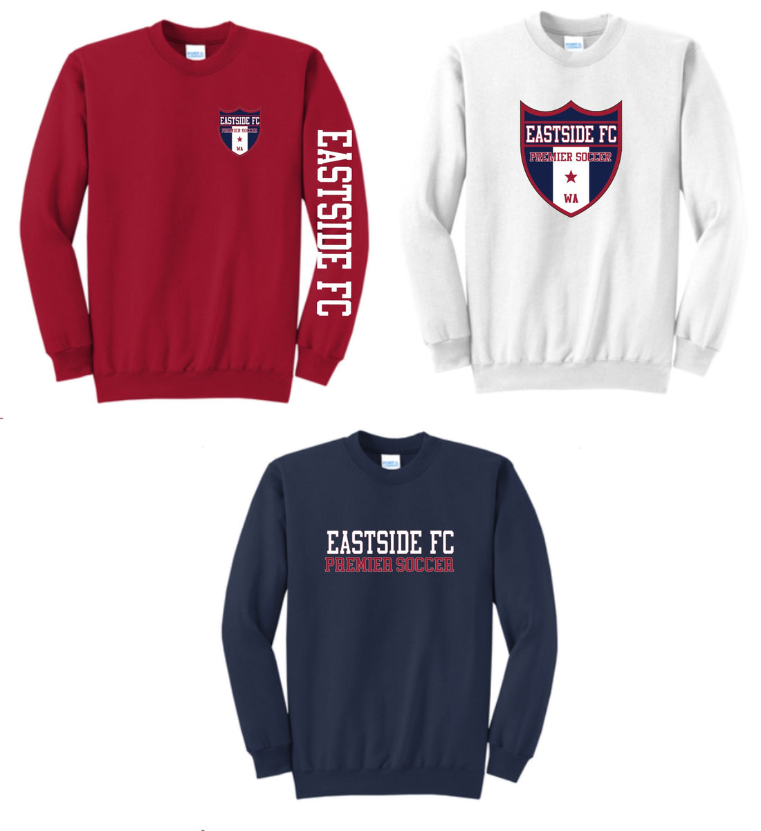EASTSIDE FC Core Fleece Crewneck Sweatshirt PC78 – Apple & Vine Co.