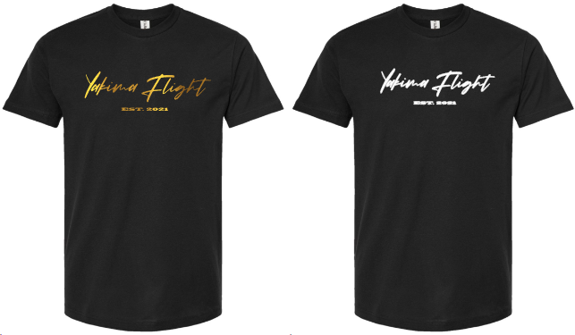 YAKIMA FLIGHT CURSIVE T-SHIRT – Apple & Vine Co.