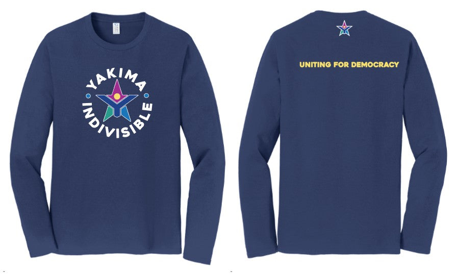 Yakima Indivisible - Port & Co Long Sleeve Fan Favorite Tee Navy - PC4 ...