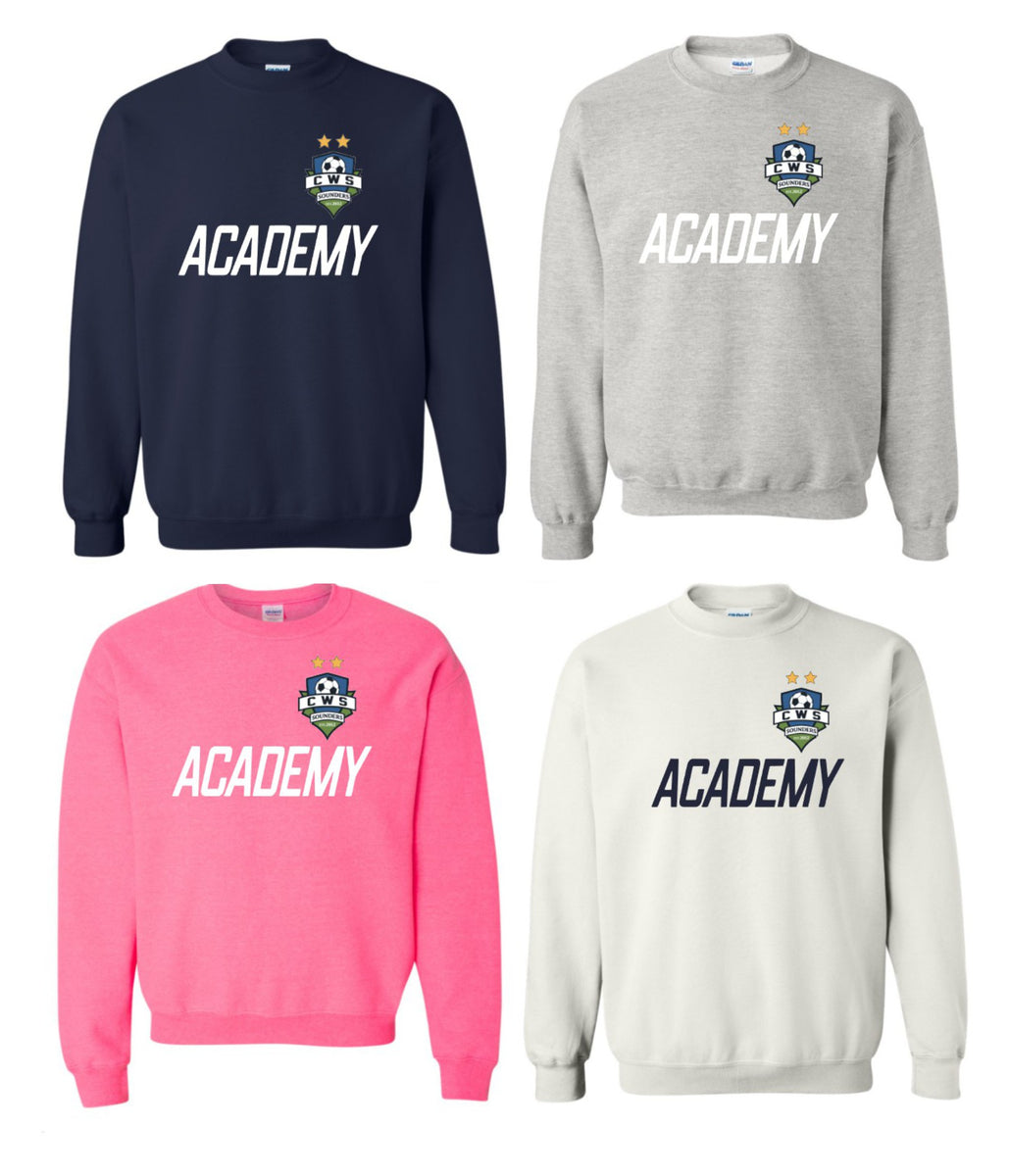 CWS SOCCER CREWNECK SWEATSHIRT ACADEMY LOGO – Apple & Vine Co.